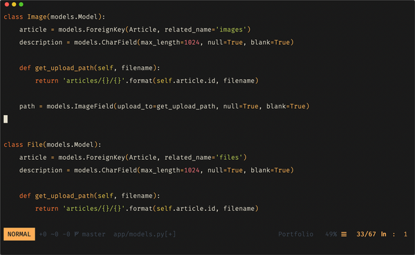 Minimal and Clean Vim Airline Theme