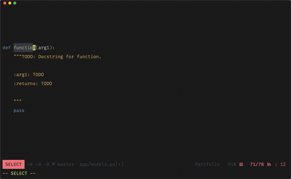 Minimal And Clean Vim Airline Theme